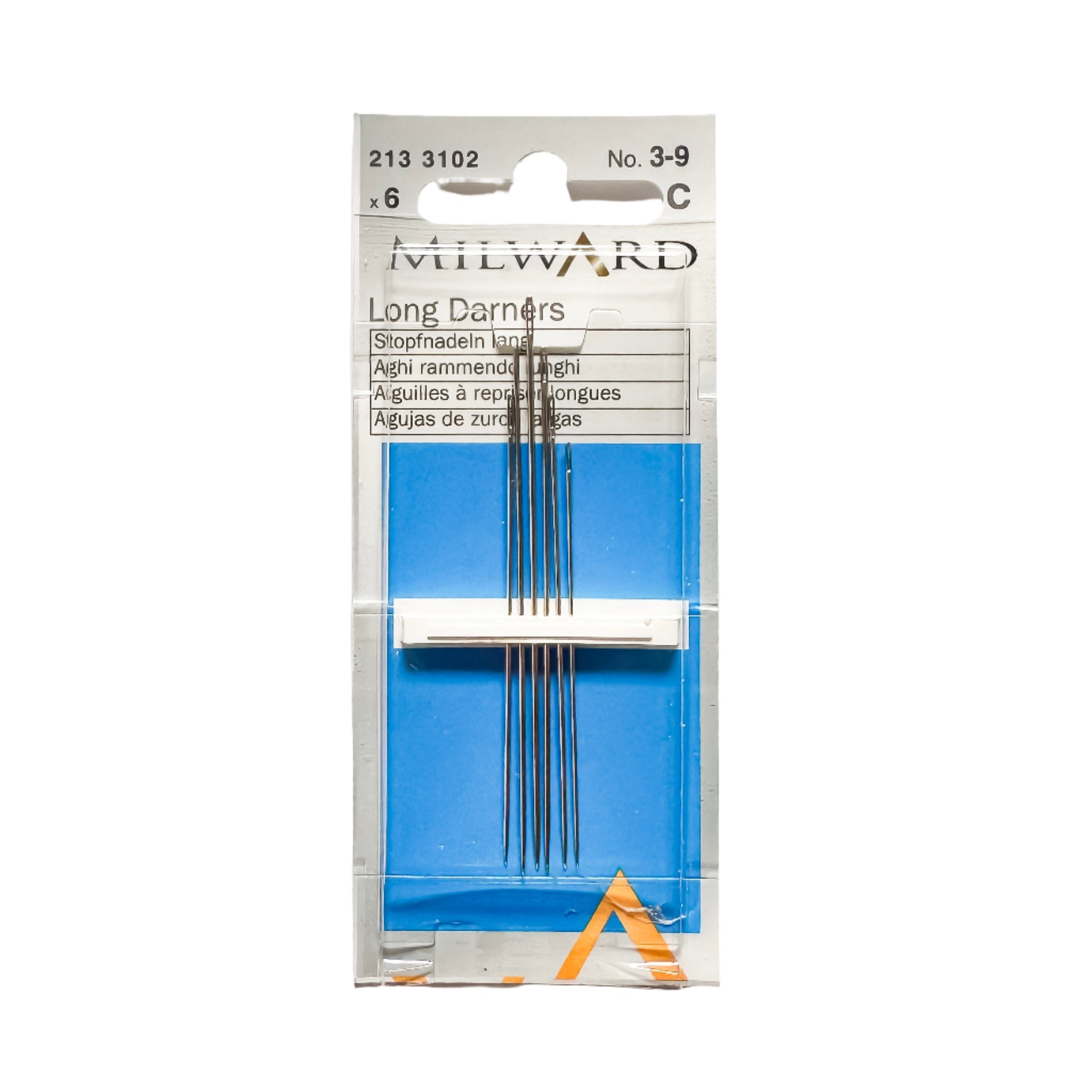 Milward Long Darners Needles Amber Makes