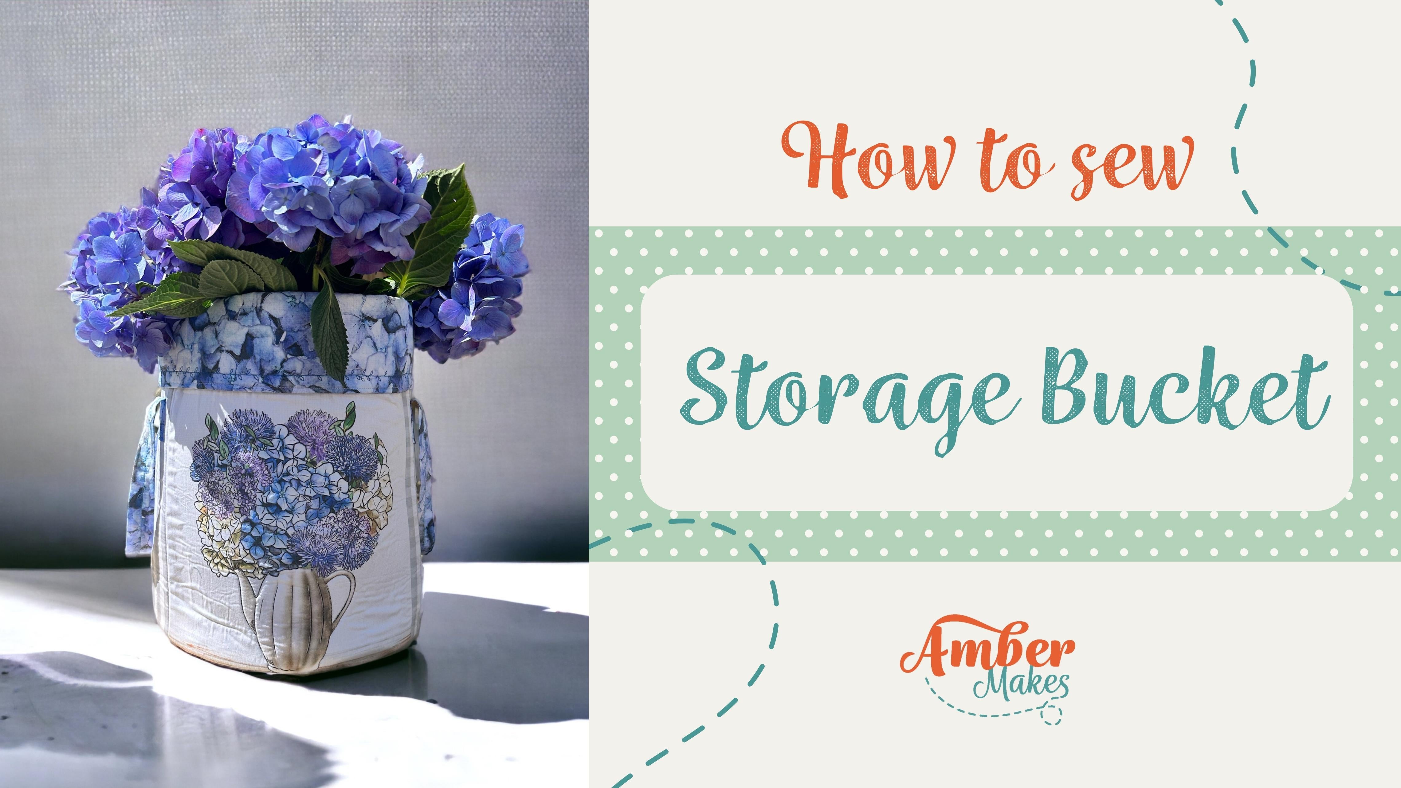 The Flower Shop Block of the Month September- How to sew the storage B – Amber Makes