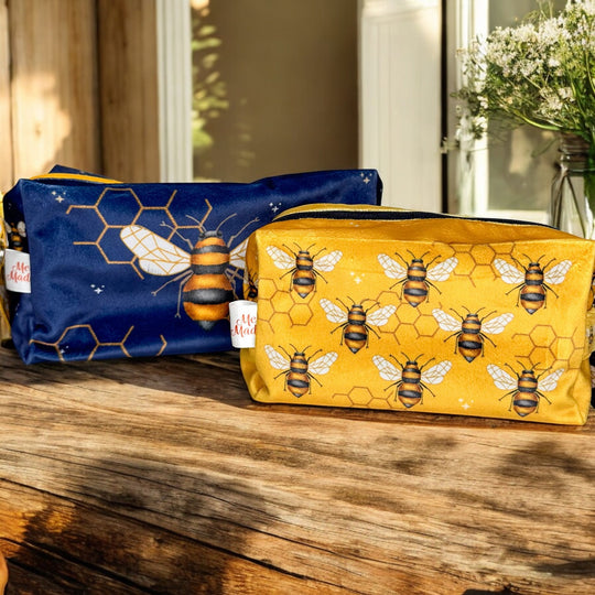 bumble bee makeup bag