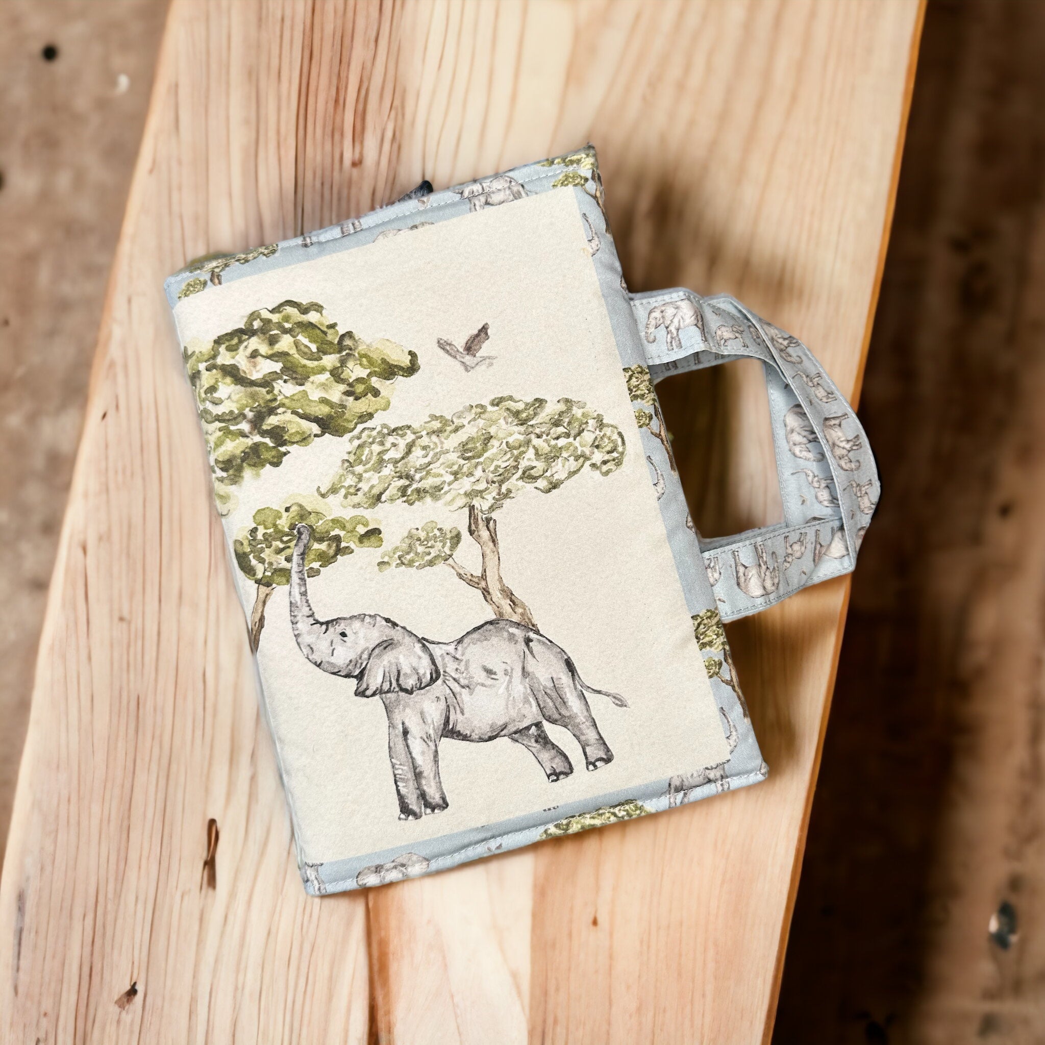 The Book Cover – Elephants Sewing Kit – Amber Makes