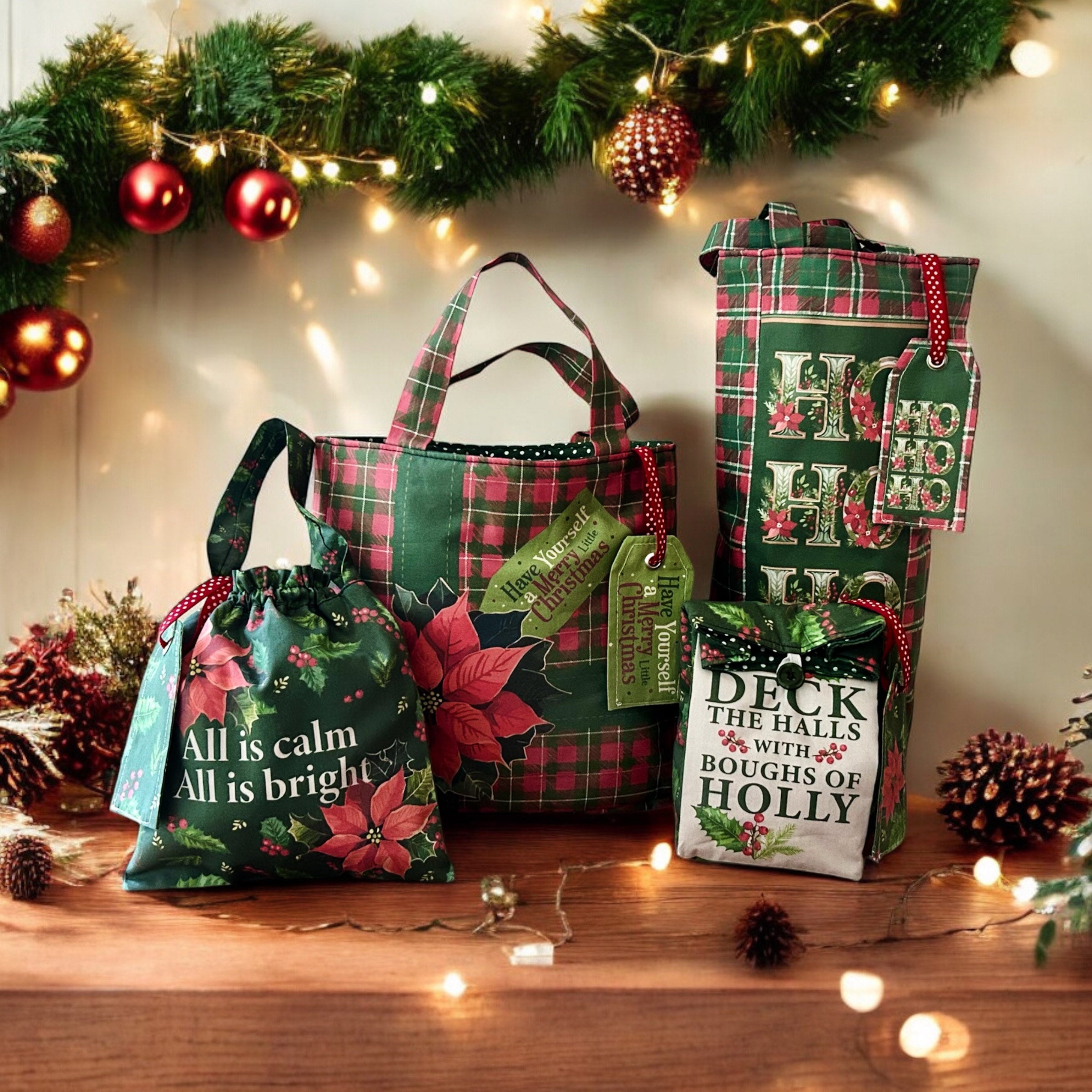 The Gift Bag Collection- Festive Foliage Sewing Kit – Amber Makes