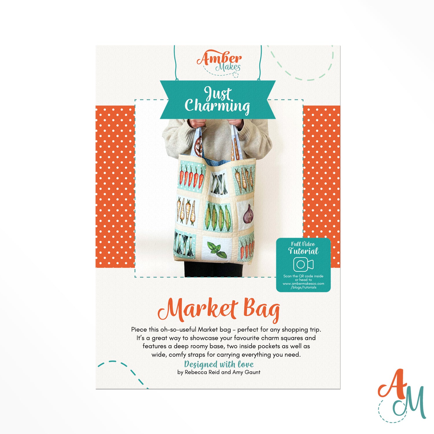 Just Charming - Market Bag pattern PDF – Amber Makes