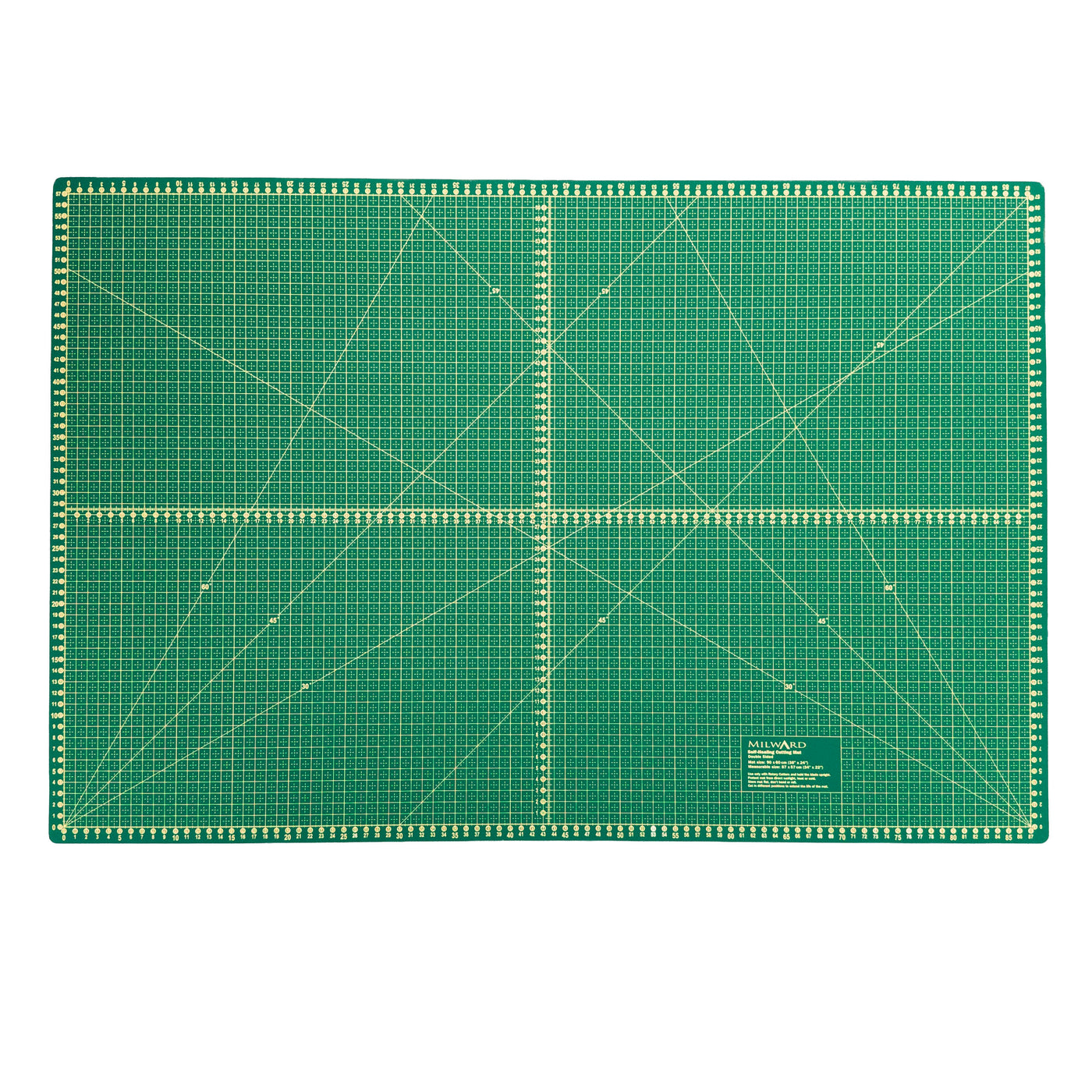 Milward Extra Large Cutting Mat – 36x24in (90x60cm), Green – Amber Makes