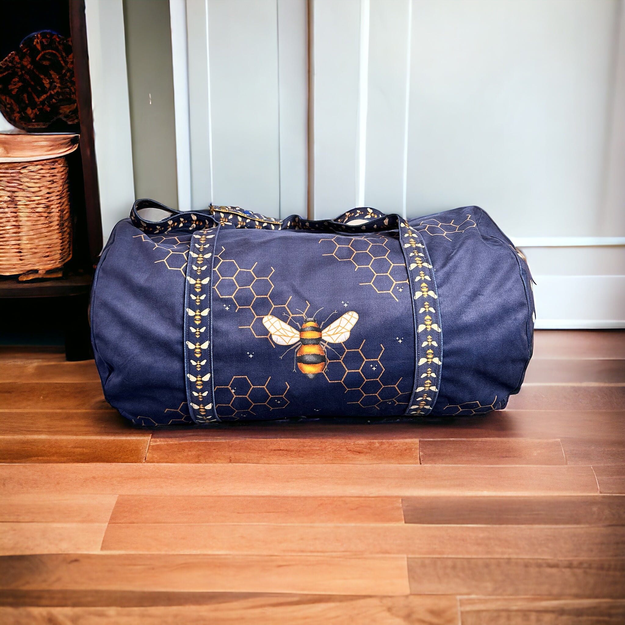 The Velvet Weekender Bag - Busy Bees Sewing Kit – Amber Makes