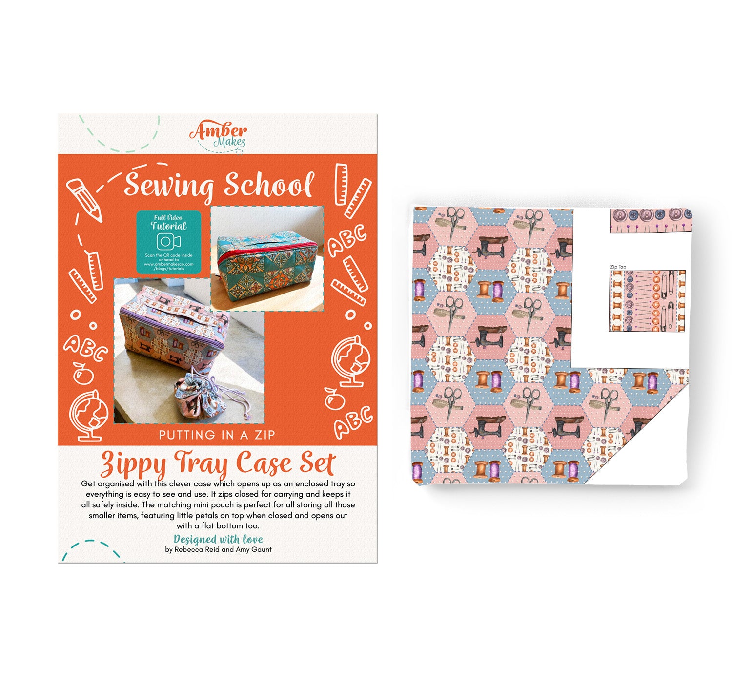 Sewing School Zippy Traycase – Vintage Sewing Kit – Amber Makes